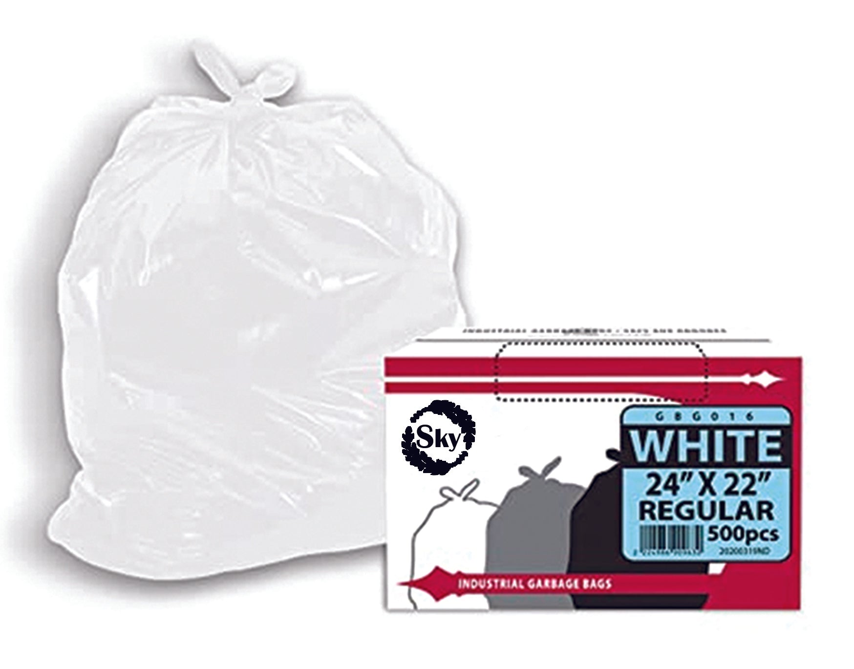 White Garbage Bag – Sky Safety Supply